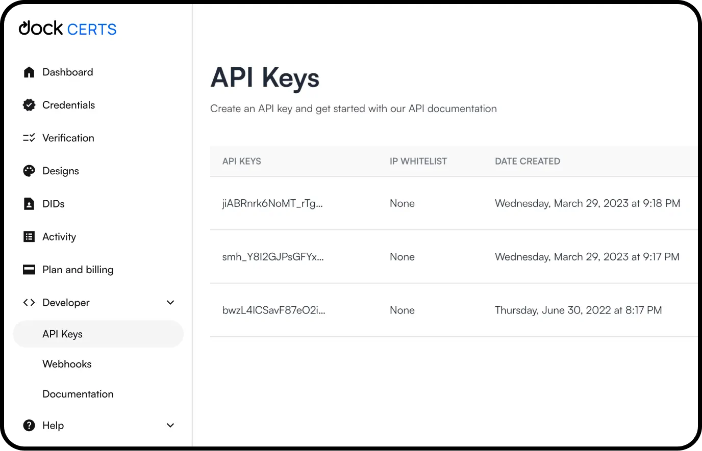 Issue instantly Verifiable Credentials
